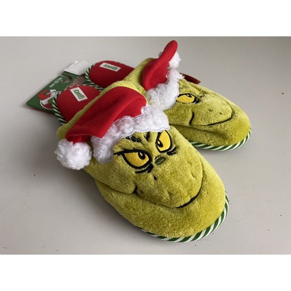 Dr. Seuss | Shoes | How The Grinch Stole Christmas Holiday Slippers ...
